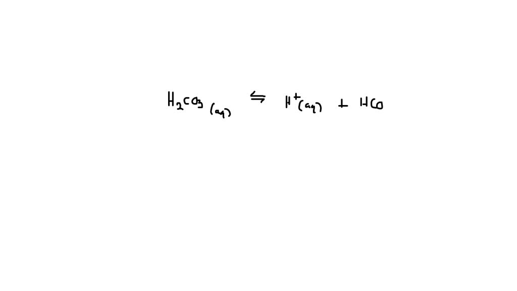 Solved The Reaction Of Hypochlorous Acid With Aqueous Sodium Carbonate