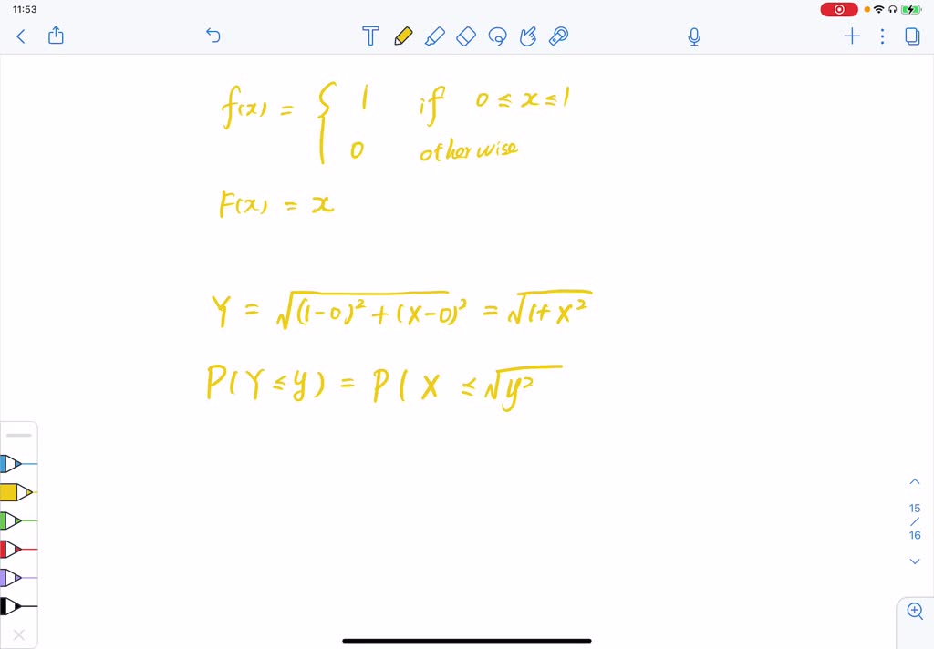 SOLVED: 9 Suppose that X has the uniform distribution on the interval [0, 5] and that the random ...