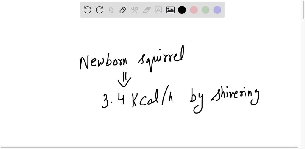 SOLVED: 'Shivering is a mechanism to generate heat in endotherms If 3.4 ...