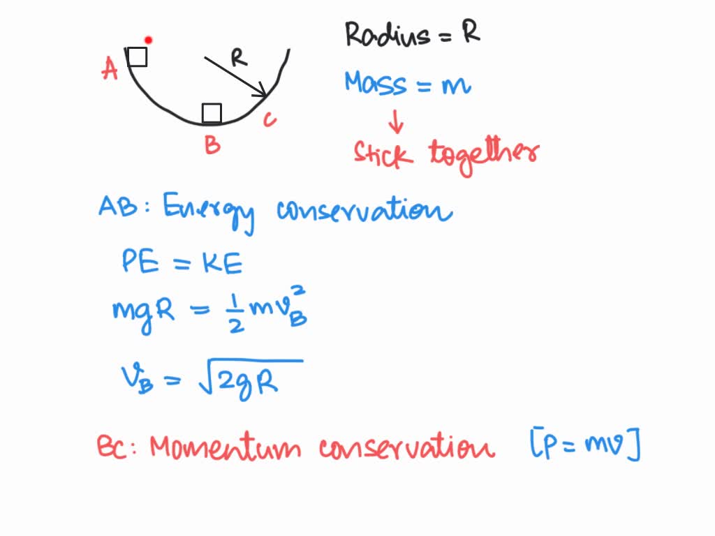 SOLVED: 8.73 Two identical masses are released from rest in a smooth hemispherical bowl of ...