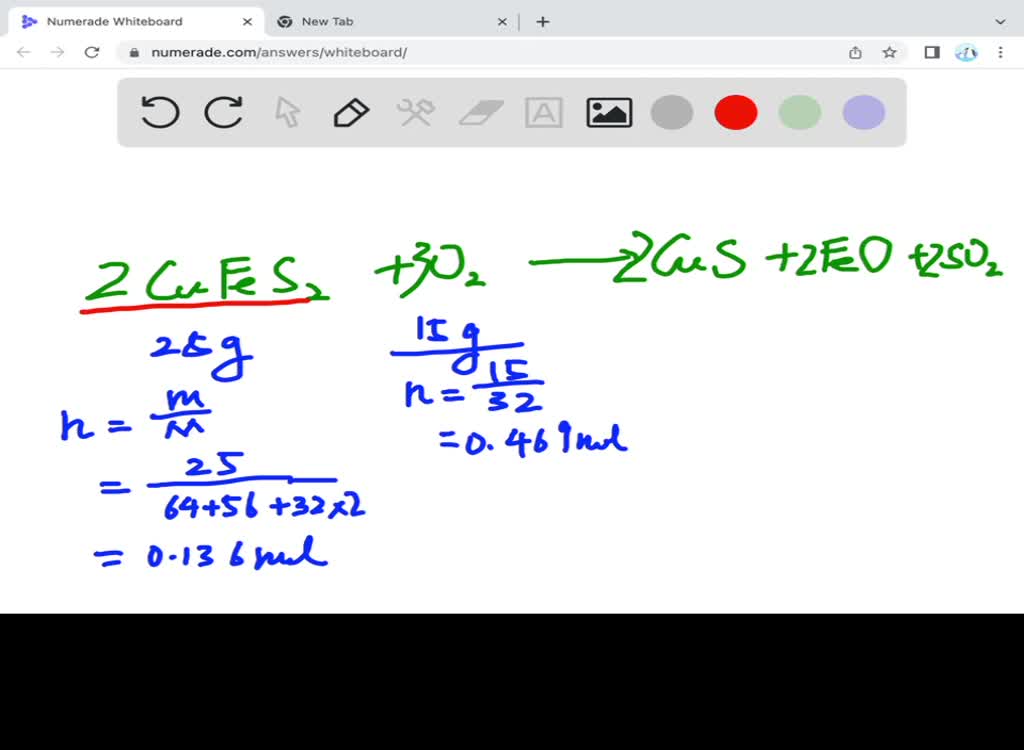 SOLVED: Chalcopyrite (CuFeS2) is one copper mineral that can be ...