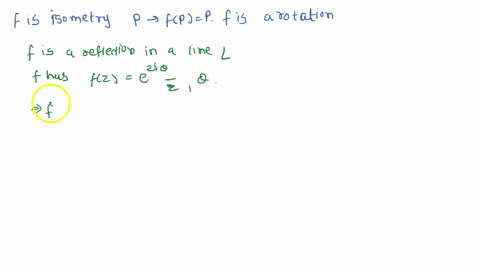 Suppose that f is an isometry for which there exists exactly...