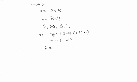 A 60 -lb vertical force 𝐏 is applied at A to the bracket...