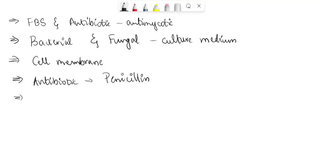 SOLVED: What is the purpose of FBS and the antibiotic-antimycotic ...