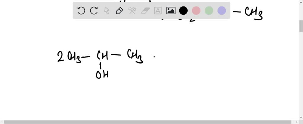 SOLVED: Text: The product of #5 KSH / DMSO thioether isopropyl alcohol ...