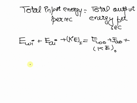 Energy Flow Rate Formula