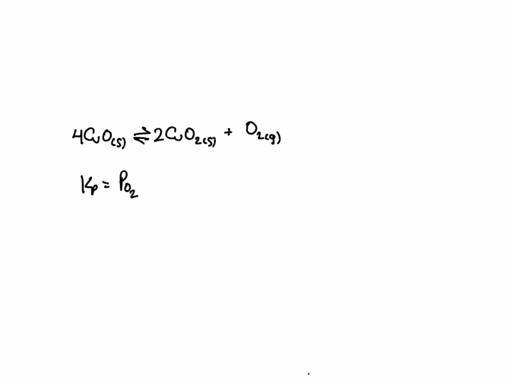 SOLVED: The following reaction can be conducted at elevated ...