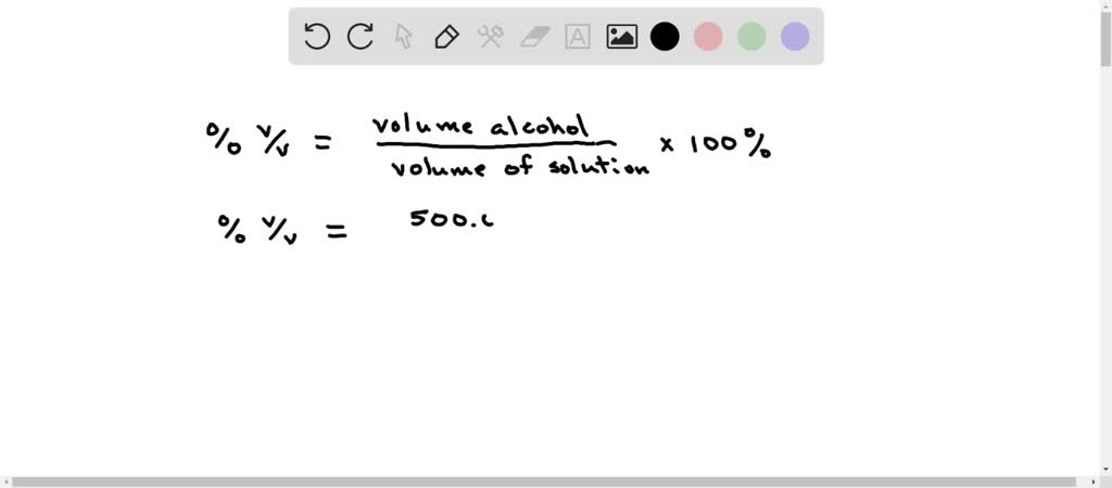 Given the amount of solute and solvent, calculate the concentration ...