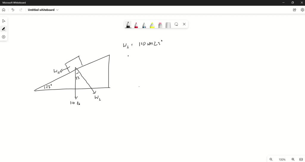 The figure shows a box being pulled up a ramp inclined at 23deg from the horizontal. Use the ...