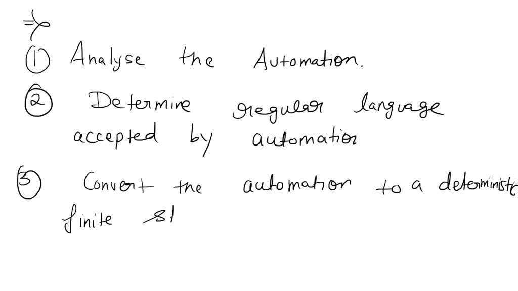 Solved Automata Form A Big Part Of Language Processing Non Deterministic Automata Are In Many