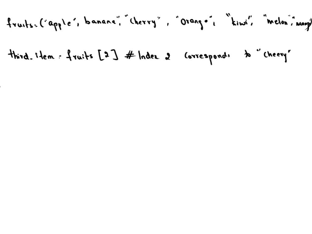 Solved Create A Tuple Named Items With The Following Data • The String Widget A List Of 