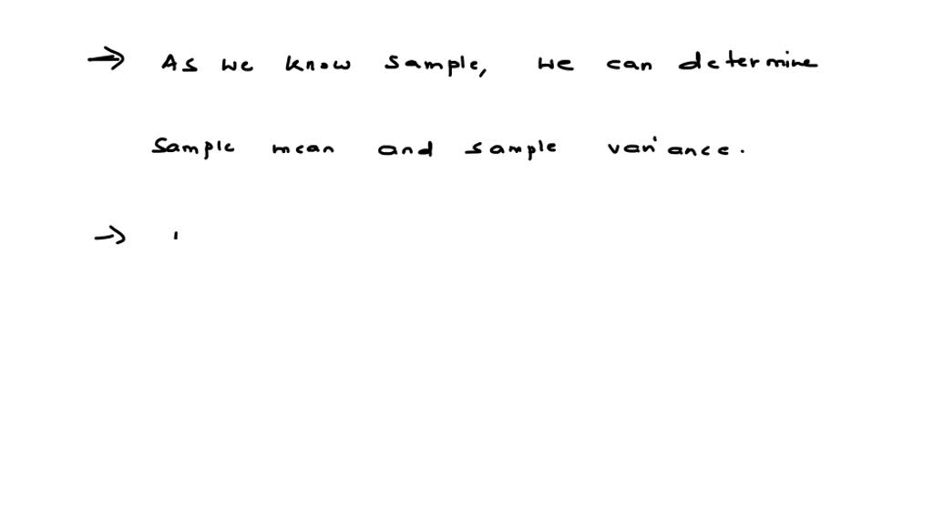 SOLVED: To make an inference about population; you need (check all that ...