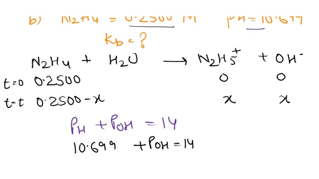 SOLVED: CH3CH2NH3+ + OH- CH3CH2NH2 + H2O What is the K for the reaction ...