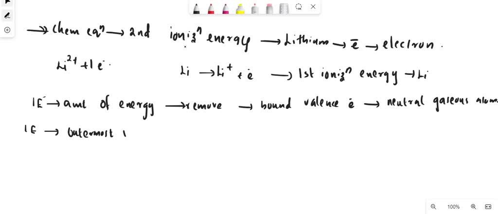 SOLVED: Write chemical cquation representing the second ionization ...