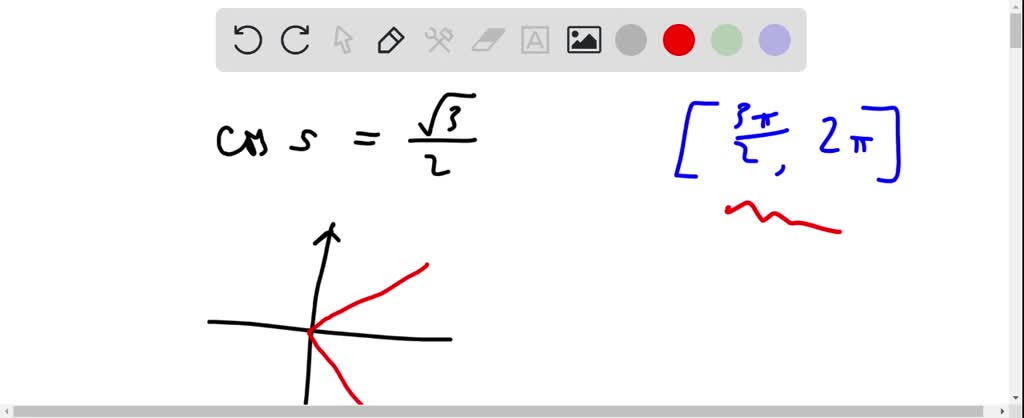 Solved Find The Exact Value Of S In The Given Interval That Has The Given Circular Function