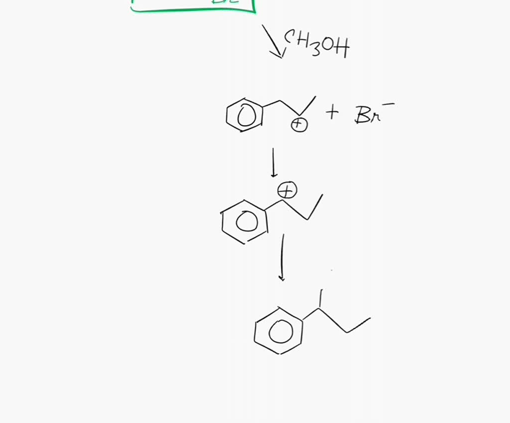 SOLVED: A single alkyl bromide reactant theoretically yields either of the given products ...