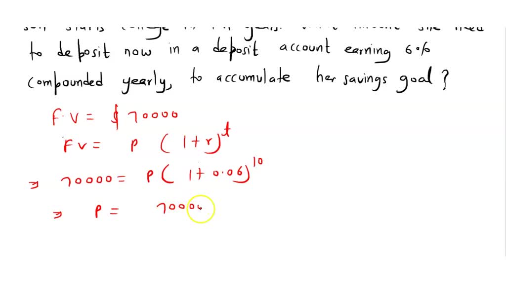 SOLVED: Your father wants to put 15,000 in a savings account. How much ...