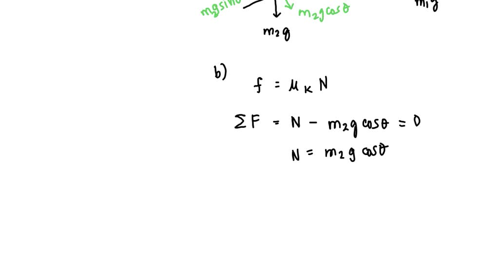 SOLVED: Two masses m1 = 50 kg and m2 = 30 kg are connected by a cord as shown in Figure. The ...