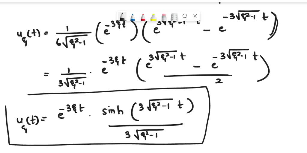 SOLVED: The solution to the initial value problem below takes on different forms for different ...