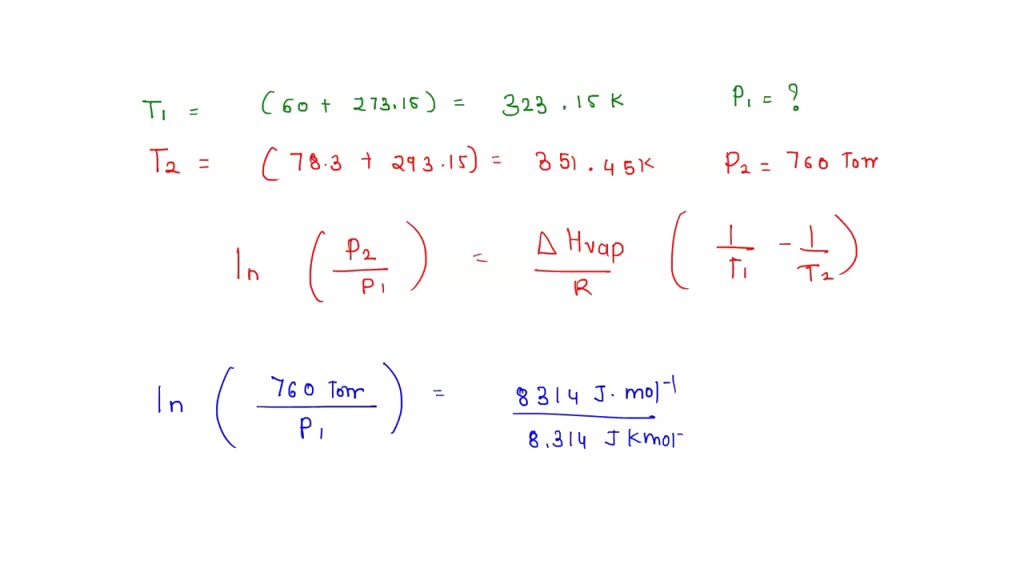 SOLVED: The normal boiling point of ethanol, C2H5OH, is 78.3 Â°C, and ...