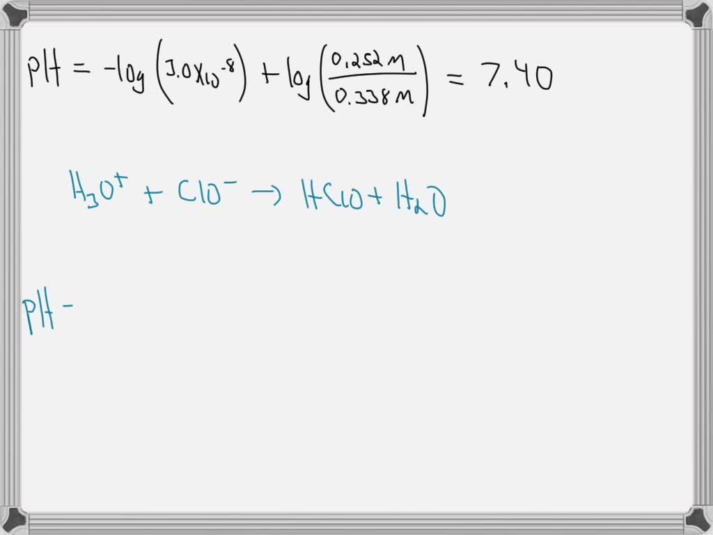 SOLVED: Determine the pH change when 0.067 mol HBr is added to 1.00 L of a buffer solution that ...