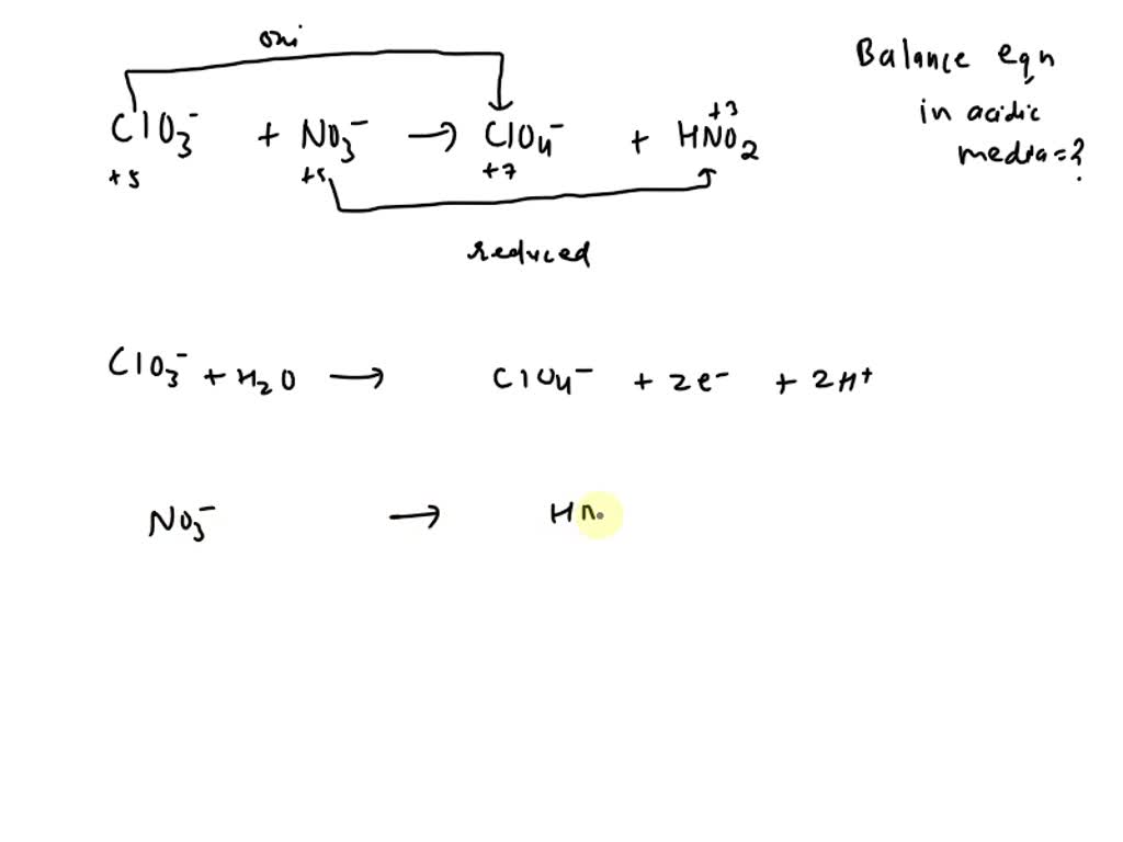 SOLVED: When the following skeletal equation is balanced under acidic ...
