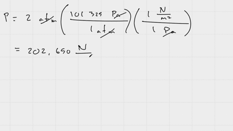 If pressure inside a cylinder with a circular hatch is 2 atm...