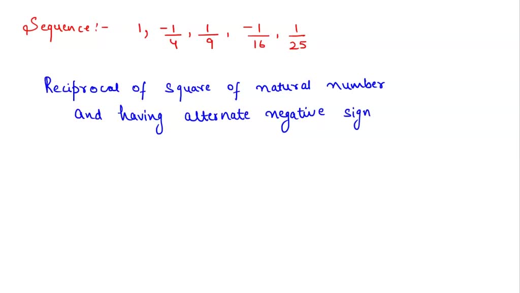SOLVED: QUESTION 1 Find a formula for the nth term of the sequence: 1 ...