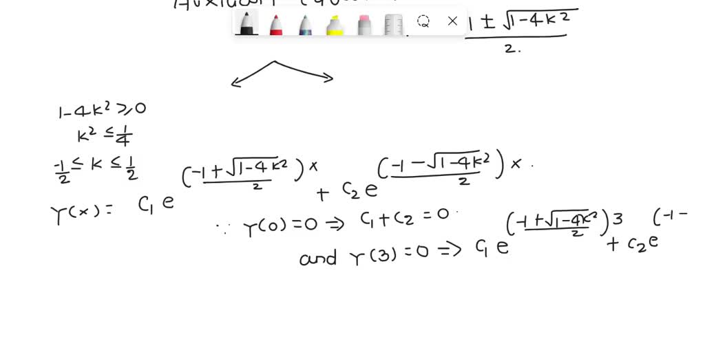 Solved A Find The Eigenvalues And Eigenfunctions Of The Given Boundary Value Problem Give