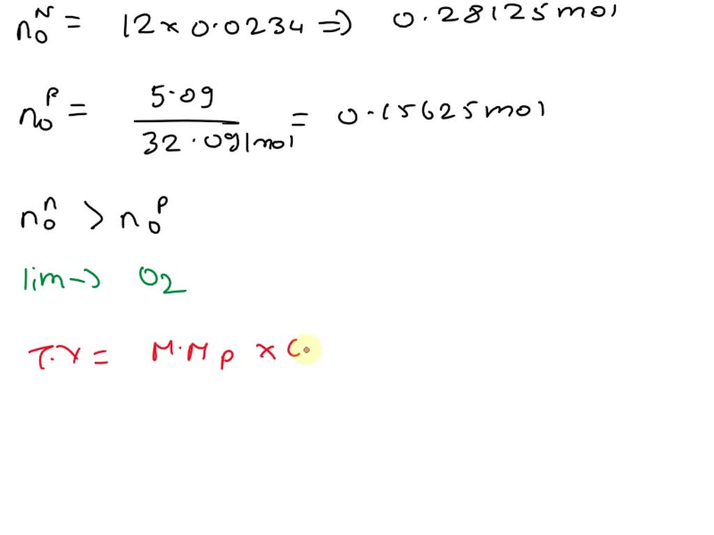 SOLVED: Solid sulfur and oxygen gas react to produce sulfur trioxide as ...