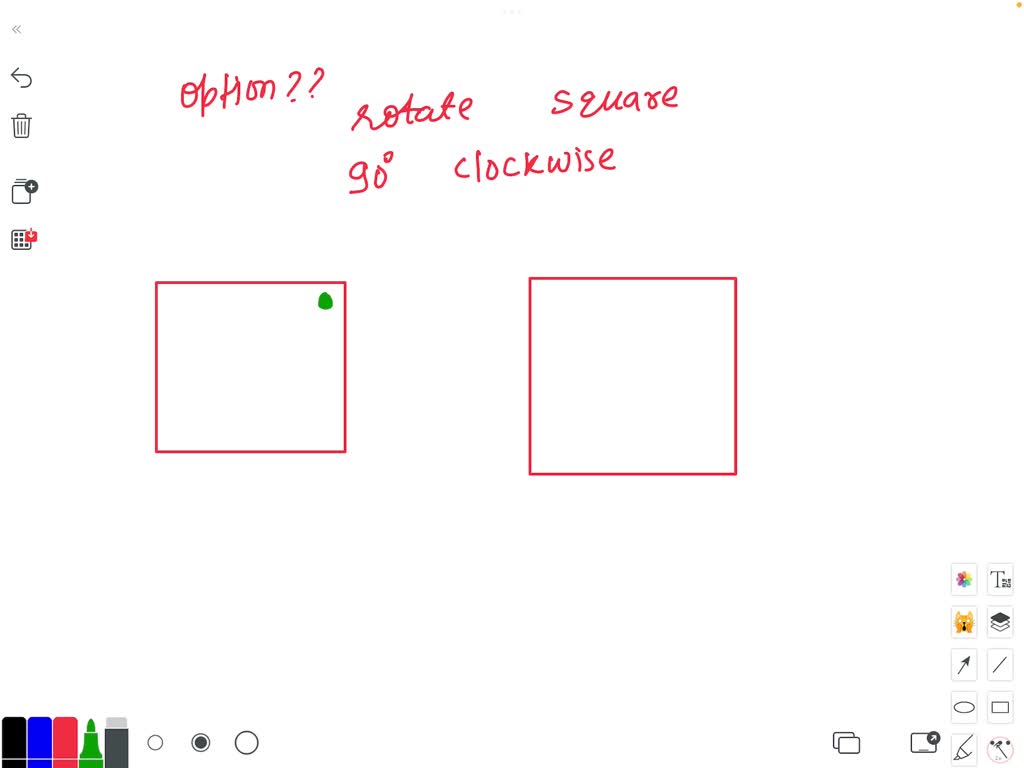 SOLVED Which Option Rotates The Square 90 Degrees Which Option