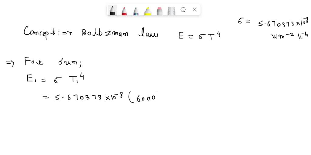 SOLVED: Law: The warmer an object is, the more radiation the object ...