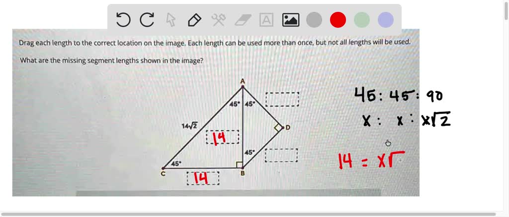 SOLVED: Drag each length to the correct location on the image: Each ...