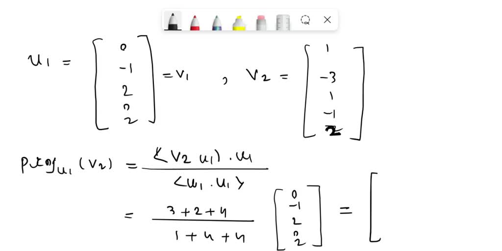 SOLVED: 3.5 Consider the Euclidean vector space R^3 with the dot product. Let subspace U âŠ† R^3 ...