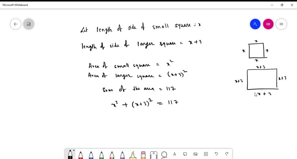 SOLVED: 'CA-1.5.21 Question Help The lenglh of each side of a square is ...