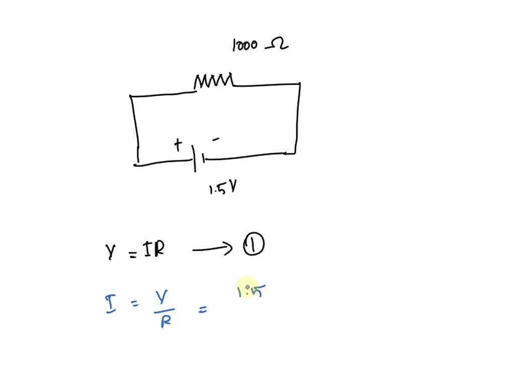 SOLVED: How much current would flow through a circuit that has 1000 ...