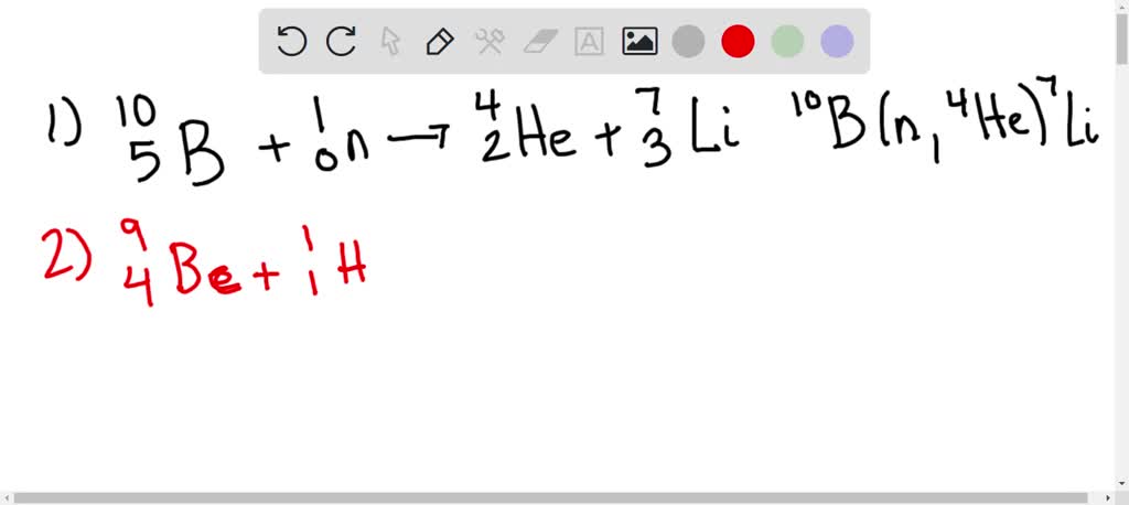 SOLVED: Write the nuclear equation and condensed notation for the ...