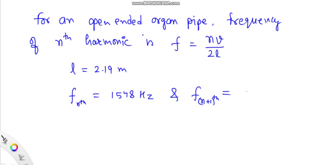 SOLVED: A 2.19m long air column is open at both ends. The frequency of ...