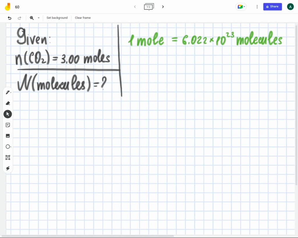 SOLVED: calculate the number of CO2 molecules in 3.00 moles