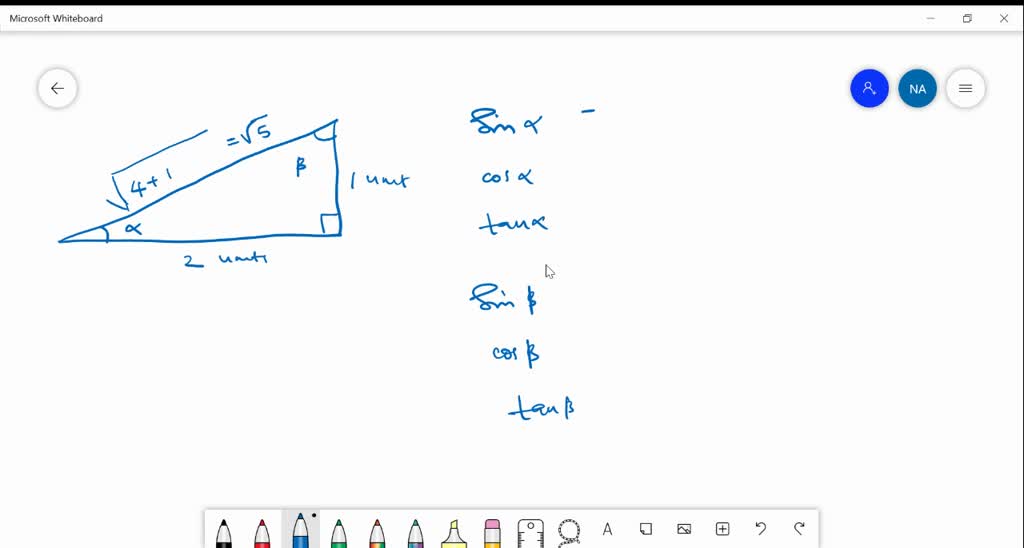 SOLVED: For the given right? triangle, the longer leg is 2 units long ...