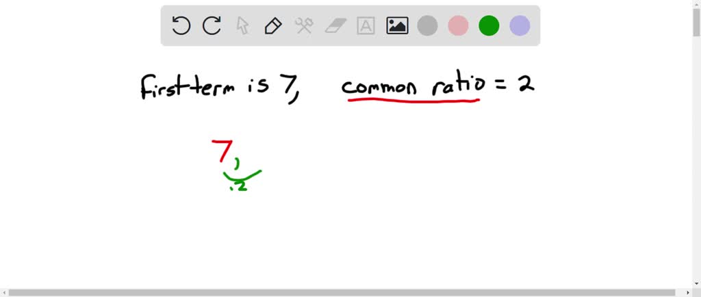 SOLVED: Write the first five terms of the geometric sequence whose ... SOLVED: Write the first five terms of the geometric sequence whose ...