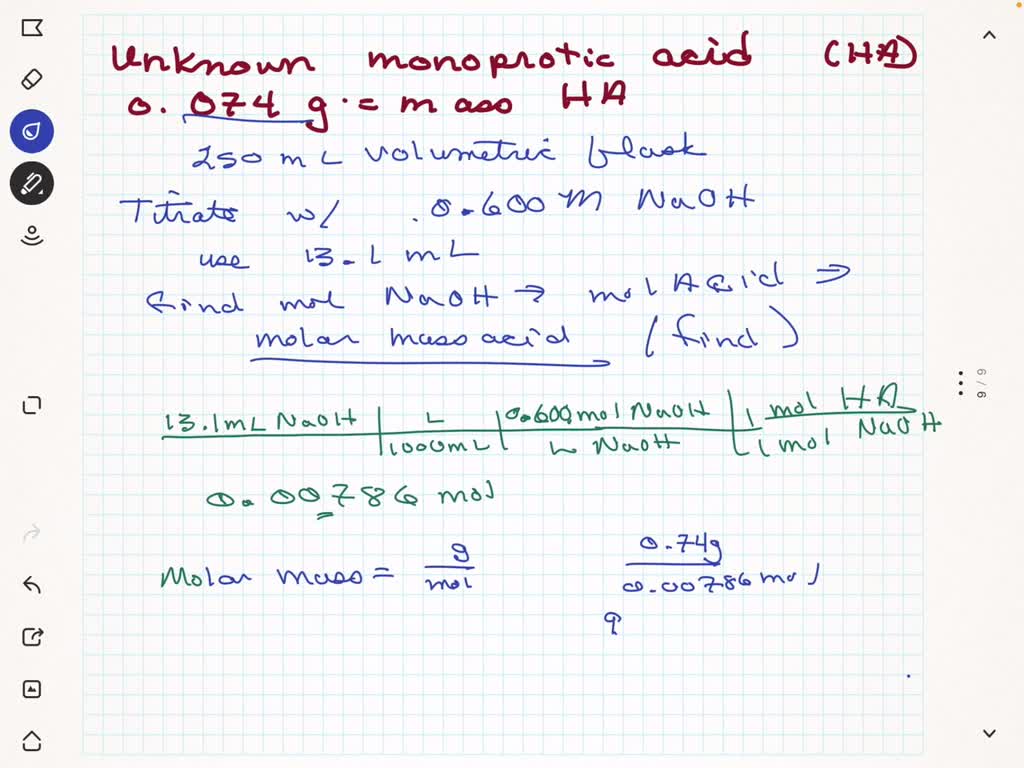 SOLVED: A chemist prepares a solution of iron chloride FeCl3 by ...