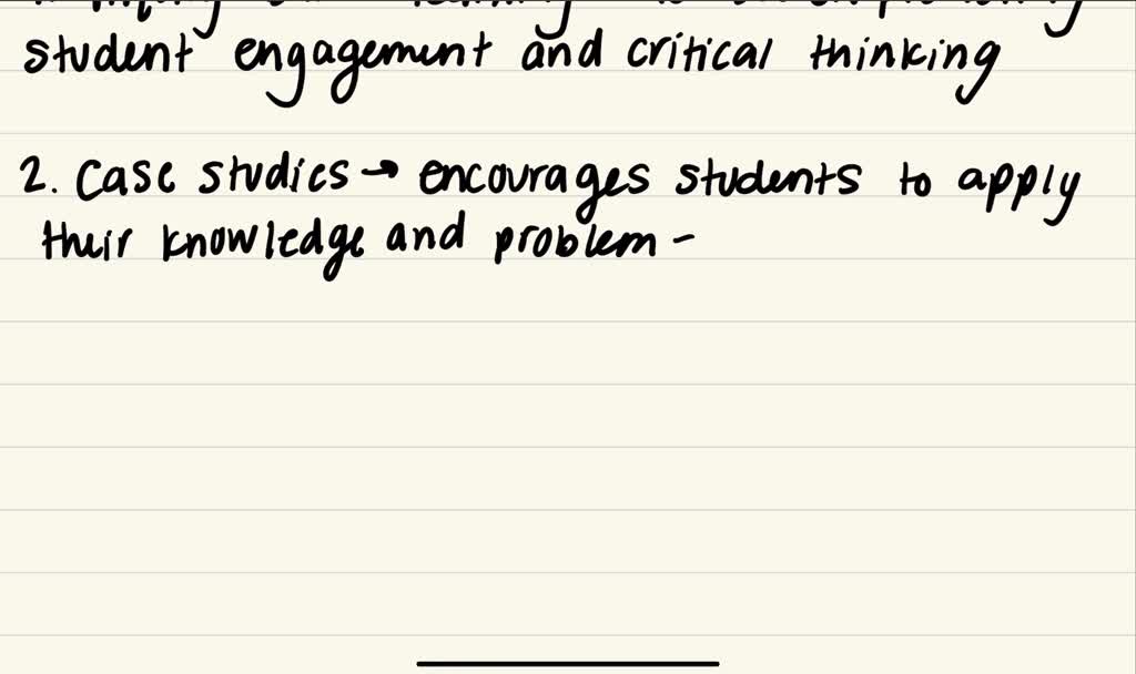 SOLVED: 1. Describe any four methods of teaching other than ...