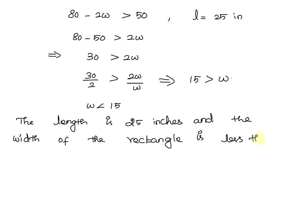 SOLVED: PLEASE ANSWER ASAP!!!!!!!!!!!!!!! The perimeter of a rectangle ...