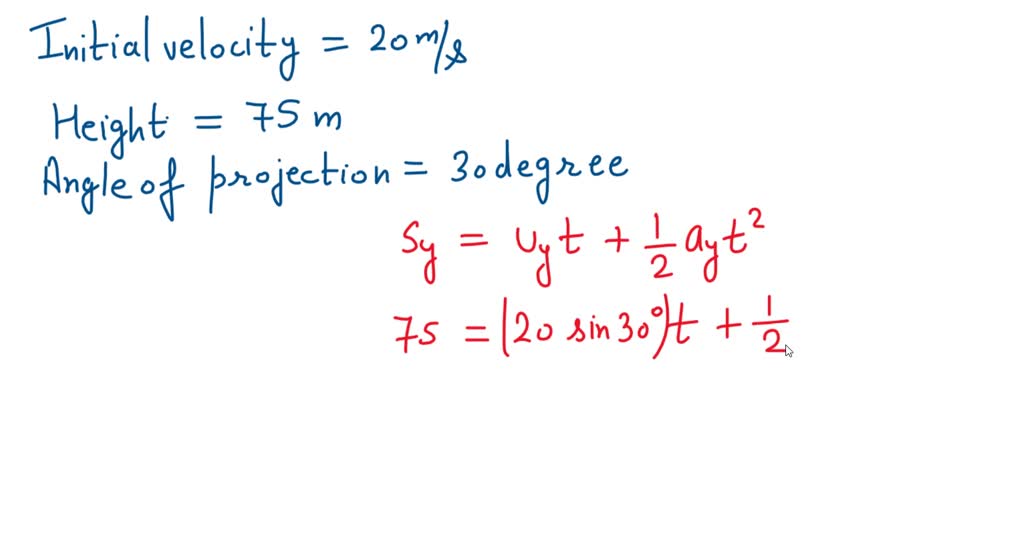 A ball is thrown at an angle of 30 degree with horizontal with a speed ...