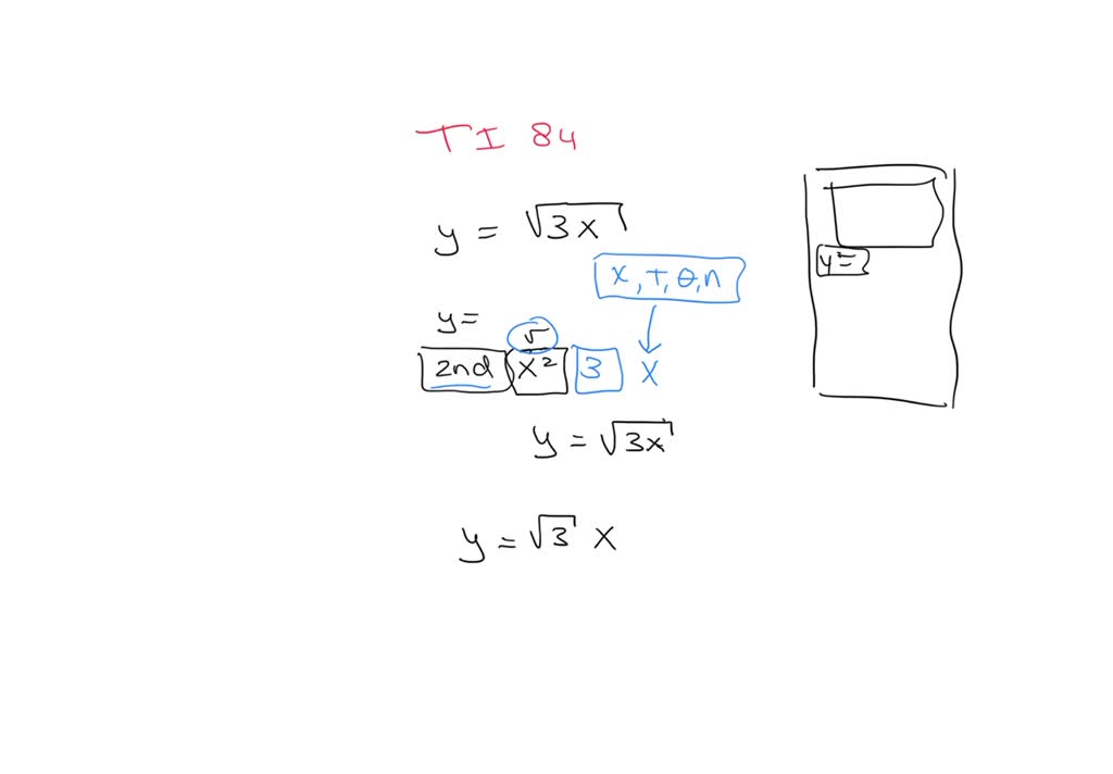 SOLVED: how do I use the graphing calculator to type in y=( square root ...