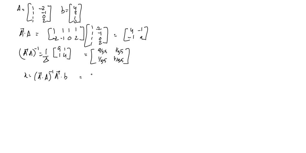 3. Find the best straight-line fit (least squares) to the measurements ...