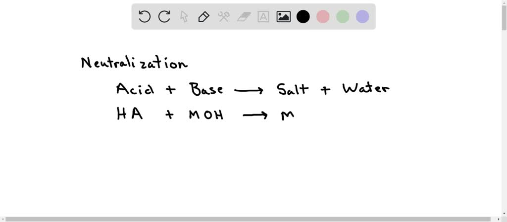SOLVED: Write the balanced chemical equation for the neutralization ...
