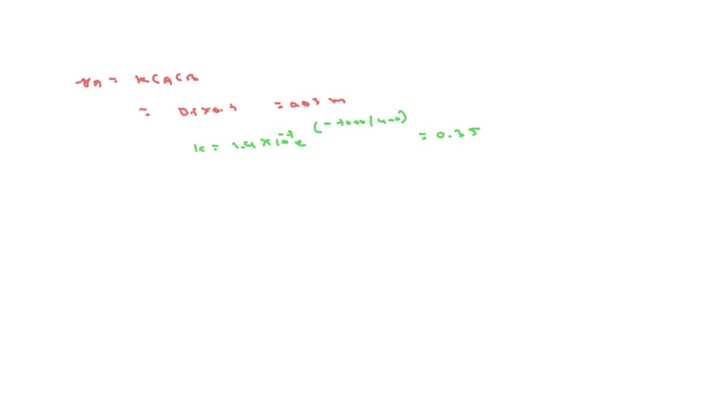 SOLVED: A liquid phase reaction A + B -> C is conducted in a 50-L batch ...