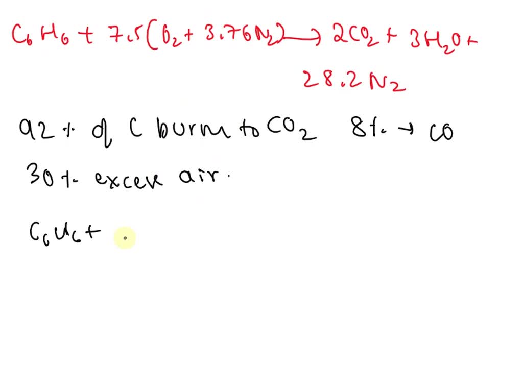 SOLVED: A constant-volume tank contains a mixture of 1 kmol of benzene ...
